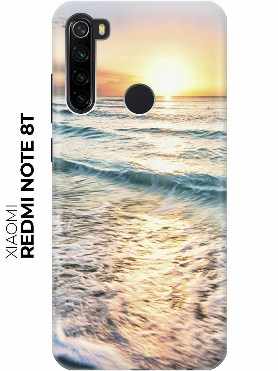 Силиконовый чехол Закат на море на Xiaomi Redmi Note 8T / Сяоми Редми Ноут 8Т
