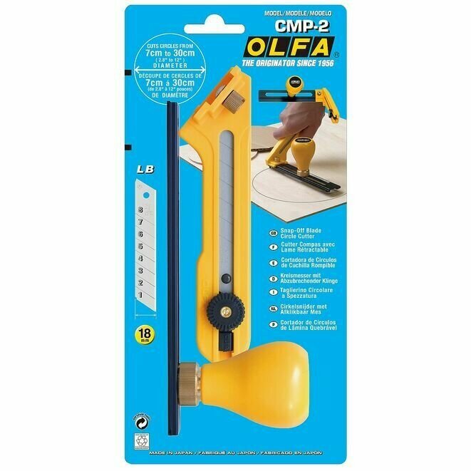 Нож циркульный с сегментированным лезвием OL-CMP-2, OLFA 18 мм