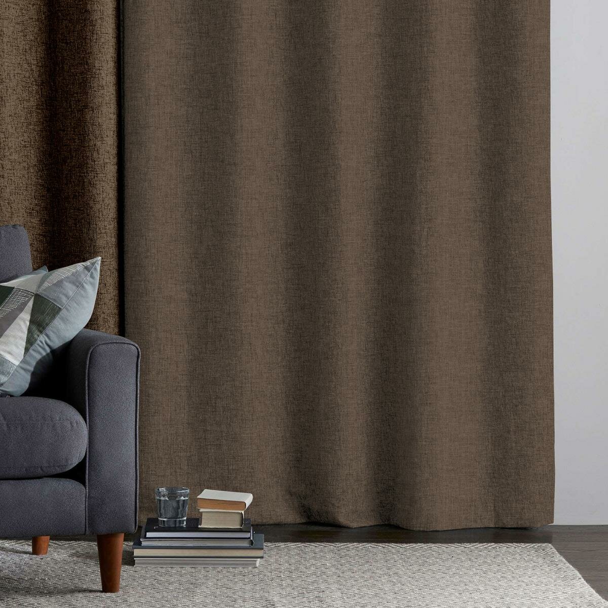 Комплект штор Кофе