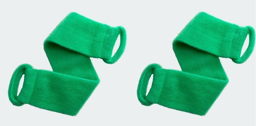 Мойдодыр Мочалка ММXXL, длинная с высокой петлей, цвет в ассортименте, 2 шт