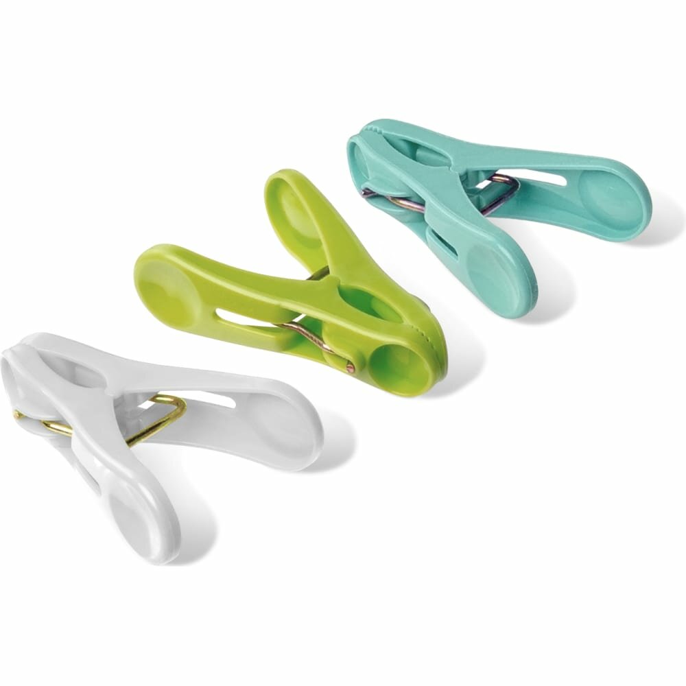 Бельевая прищепка Martika Эллина набор 20 шт С20Н, пластик, для фиксации одежды на бельевой