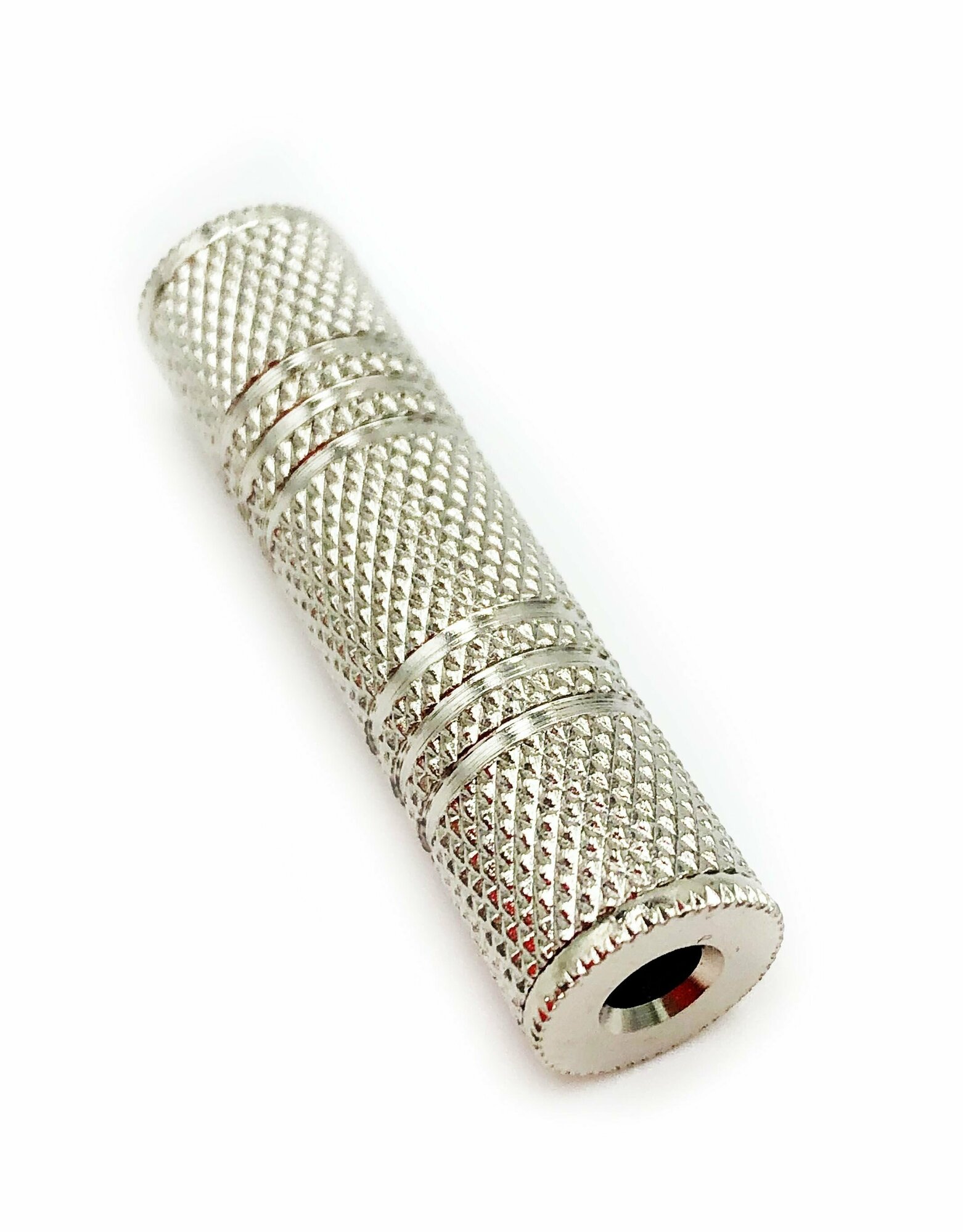 Переход Jack 3.5 мм гнездо стерео - Jack 3.5 мм гнездо стерео металл( 1 штука)