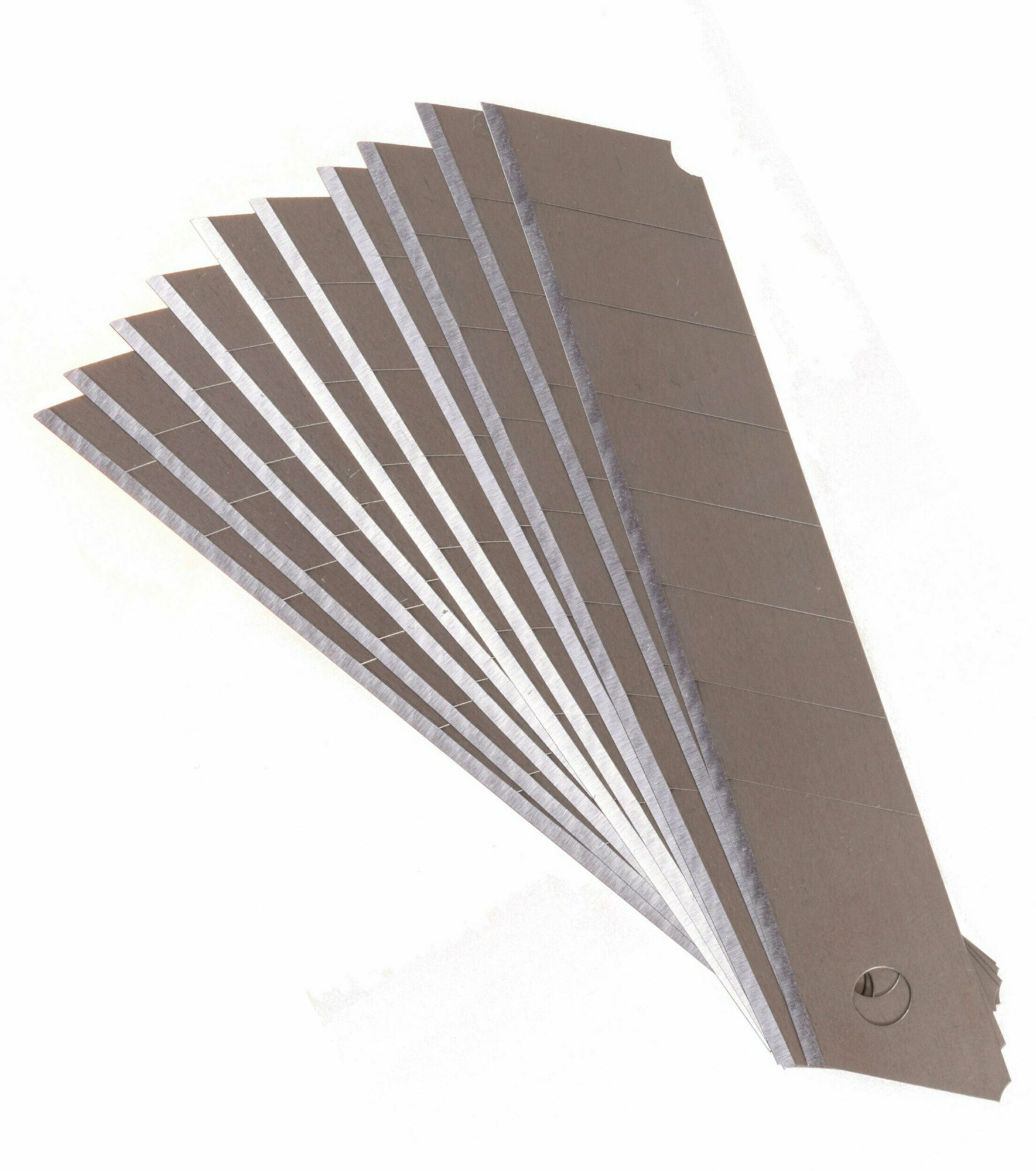 Лезвия для канцелярского строительного ножа 18 мм -10 шт.