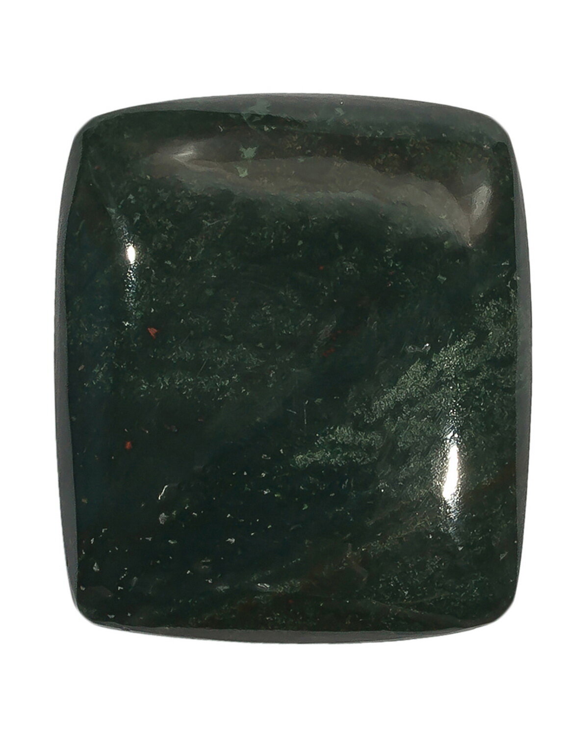 Кабошон гелиотроп 41х35х6 мм.