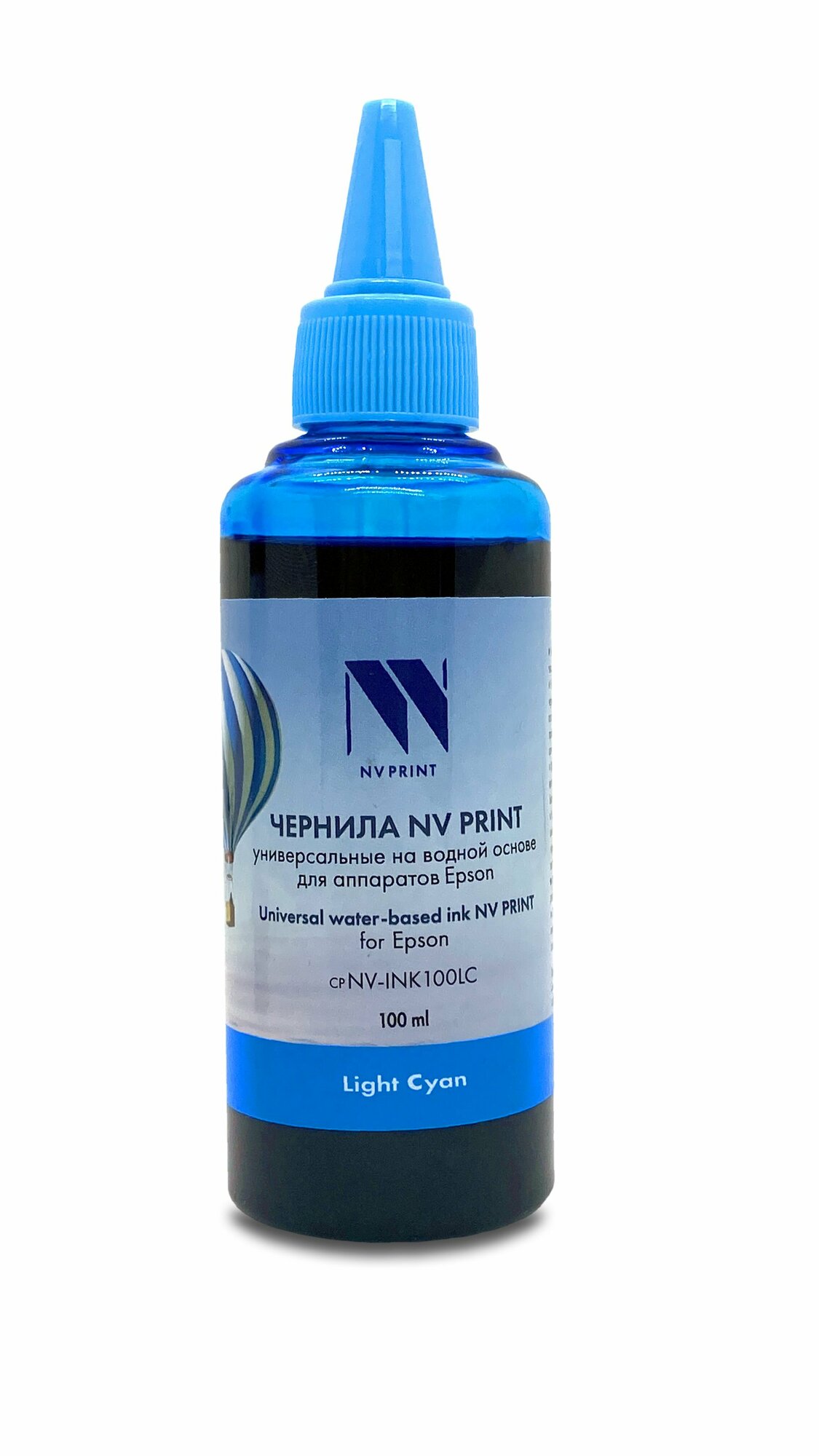 Чернила для Epson на водной основе (100ml) Light Cyan