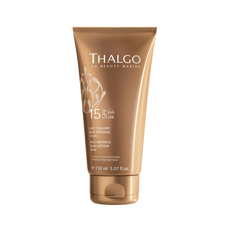 Антивозрастное солнцезащитное молочко Thalgo SunCare для тела SPF15+ 150 мл