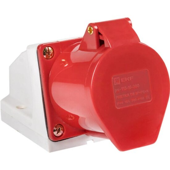 Розетка Ekf наружн. уст. 115 16А 3P+PE+N 380В IP44 PROxima, ps-115-16-380
