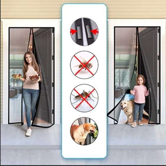 Москитная сетка " От комаров " на магнитах