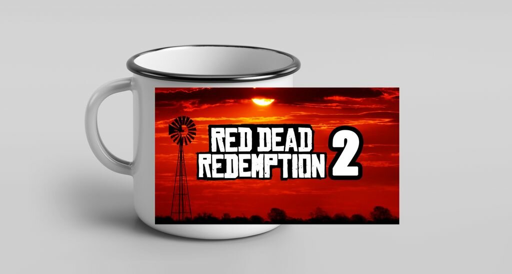 Кружка металлическая Red Dead Redemption 2 № 1