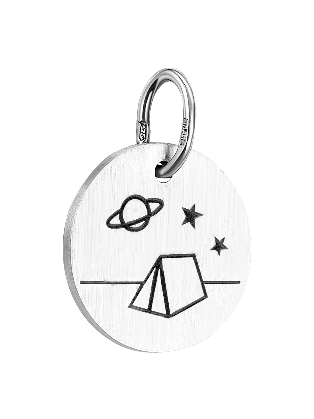 Подвеска SILVER24, серебро, 925 проба, гравировка