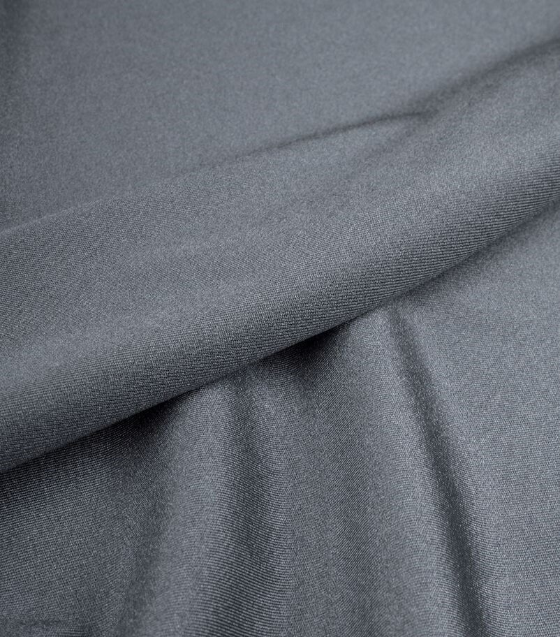 Ткань для шитья бифлекс. Цвет серый. Готовый отрез 3*1,5 м.