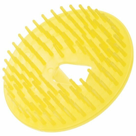 Щетка для мытья головы Harizma h10911-2, желтая