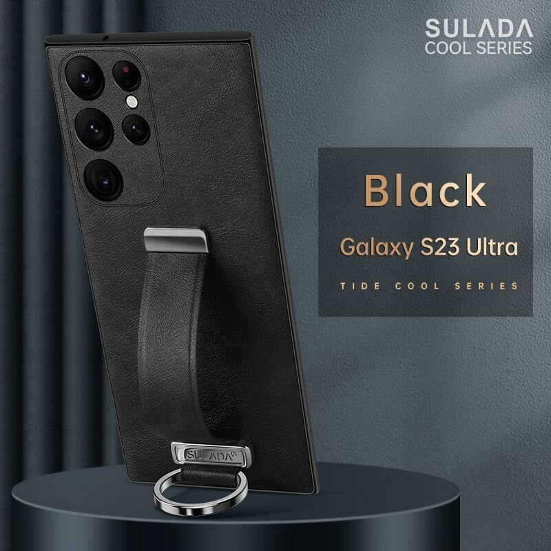 SULADA Роскошное коже чехол для Samsung Galaxy S23 Ultra (Самсунг Галакси С23 Ультра) Нескользящий и удобный