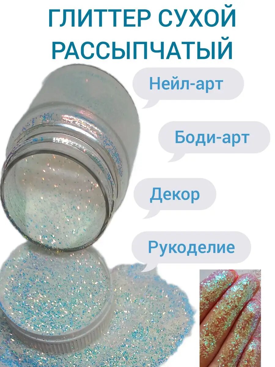 Глиттеры сухие