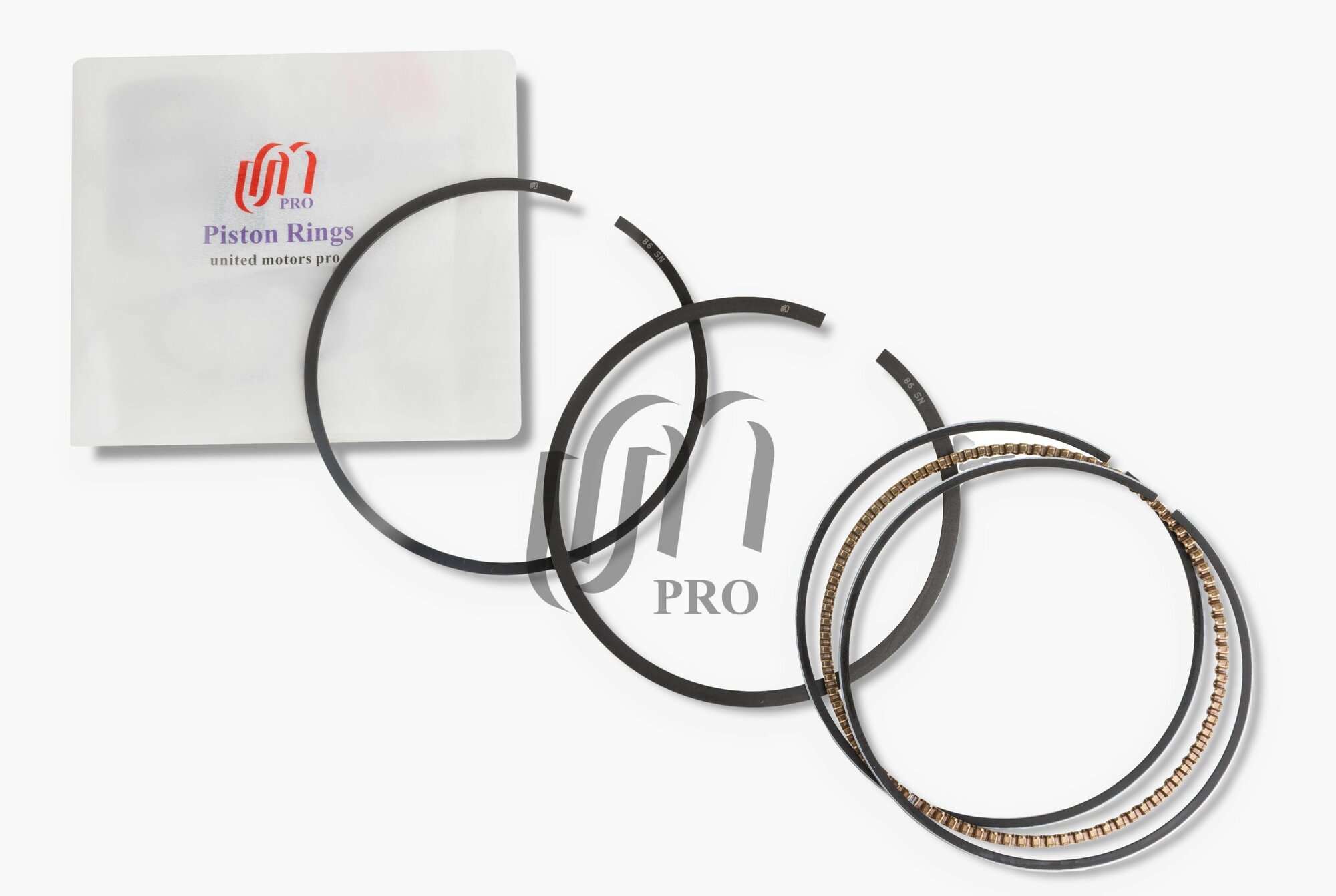 Комплект поршневых колец STD Opel Y20LET d86.0 1.2-1.5-2.5 на 1 цил. UM, UNITED MOTORS PR1118000