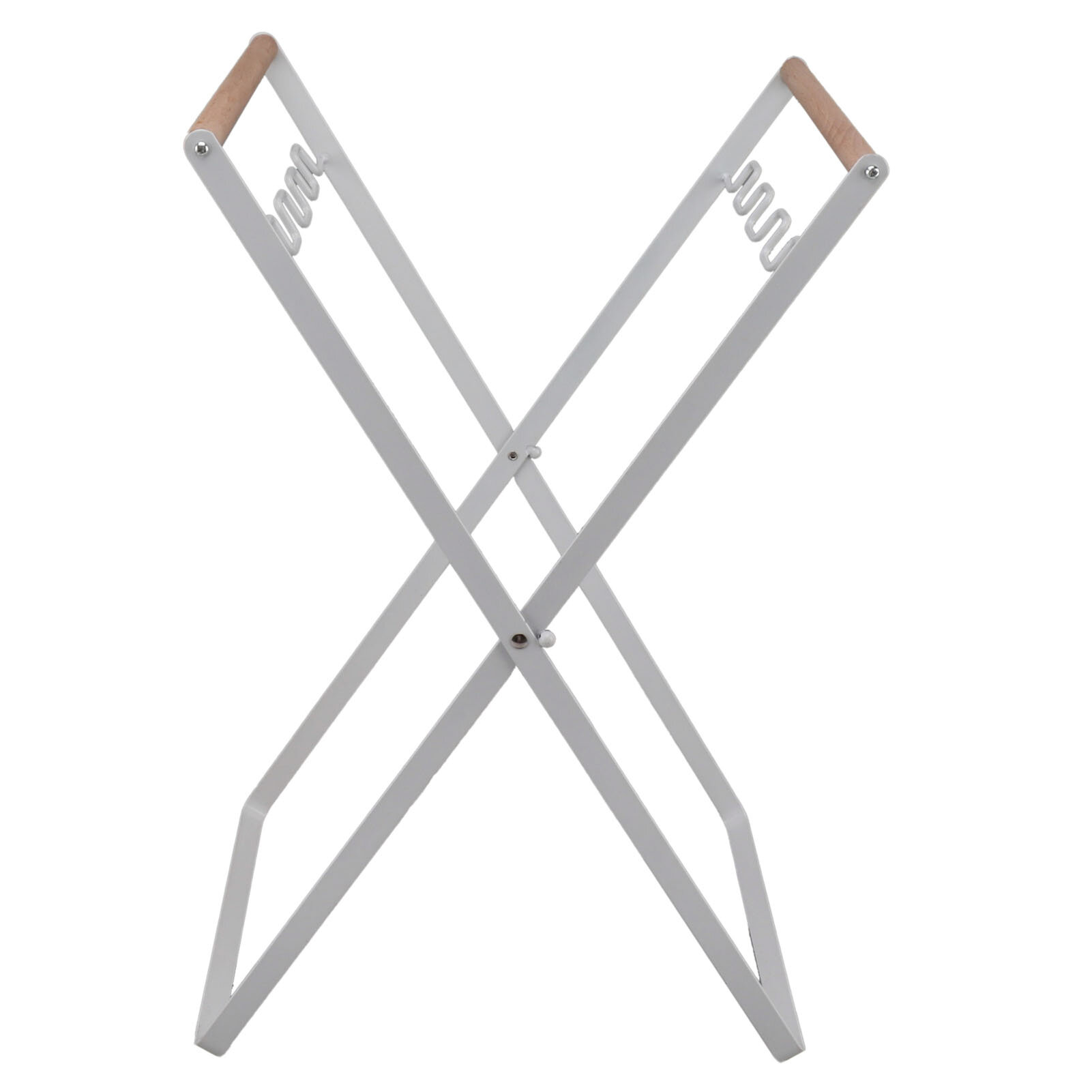 Белый держатель для мешков для мусора на открытом воздухе, складная подставка для мешков с железными листьями для кемпинга и пеших прогулок, прочная и водостойкая подставка для мусора