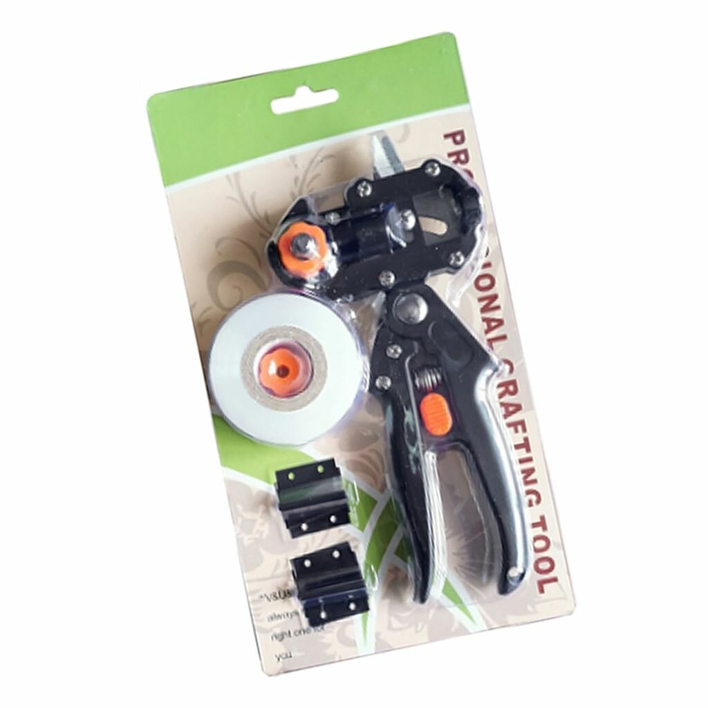 Садовый инвентарь, Инструмент для прививки плодовых деревьев - вставка карты с рулоном пленки