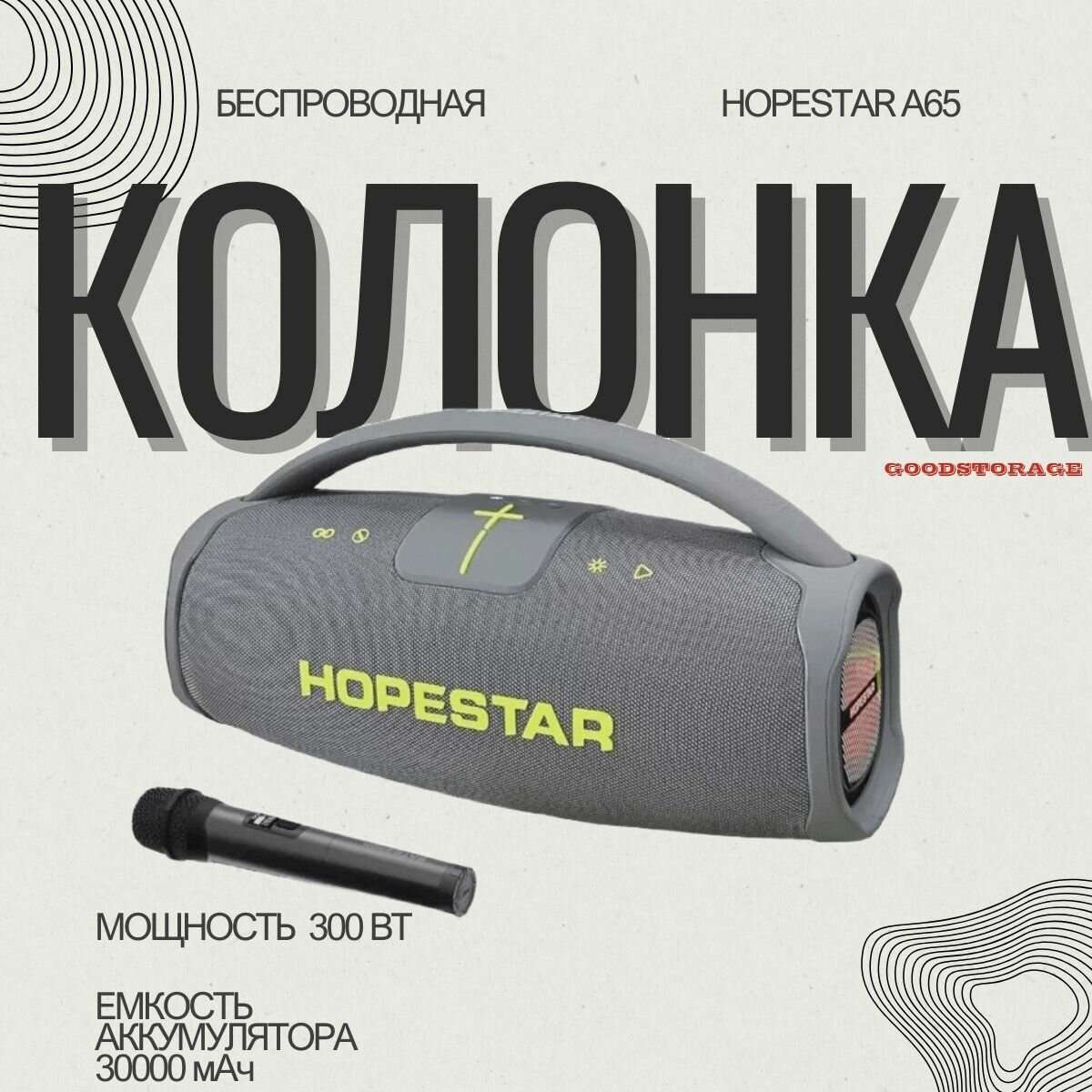 Bluetooth колонка HOPESTAR A65