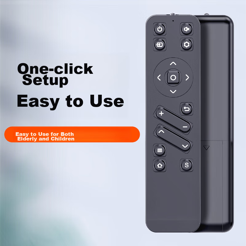 Behind-The Hero Universal TV Remote Control Compatible with General Long, Hong, Konka, Hisense, Haier, TCL, Skyworth, Samsung, LG, Philips, Leiniao, Sharp And Other LCD TV Remote Control Board Black