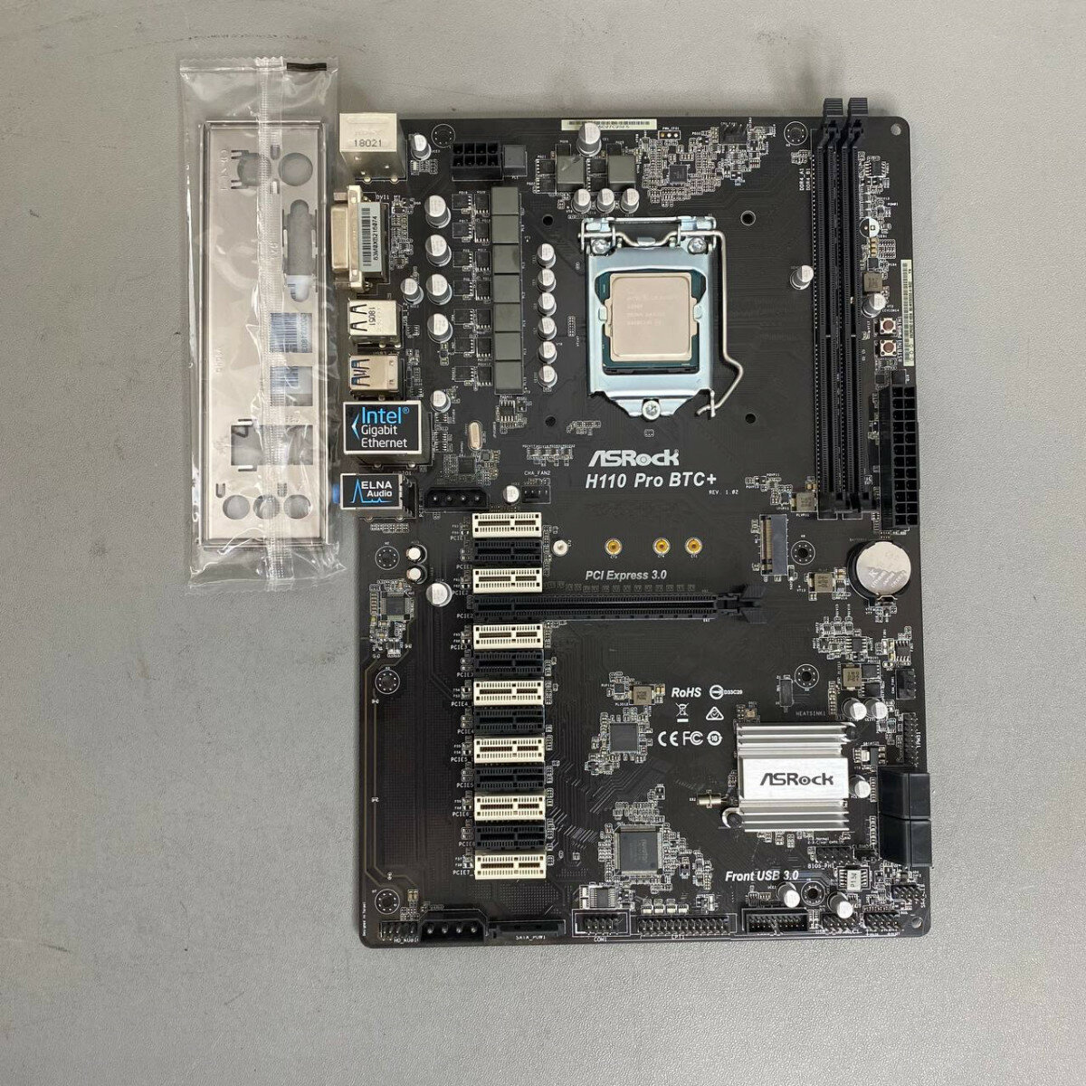 Материнская плата ASRock H110 Pro BTC+
