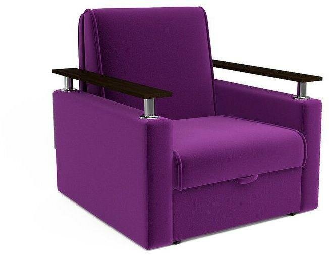 Кресло-кровать Mebel-ars Шарк Микровелюр Фиолет Размеры: Высота 950мм Глубина 950мм Ширина 830мм