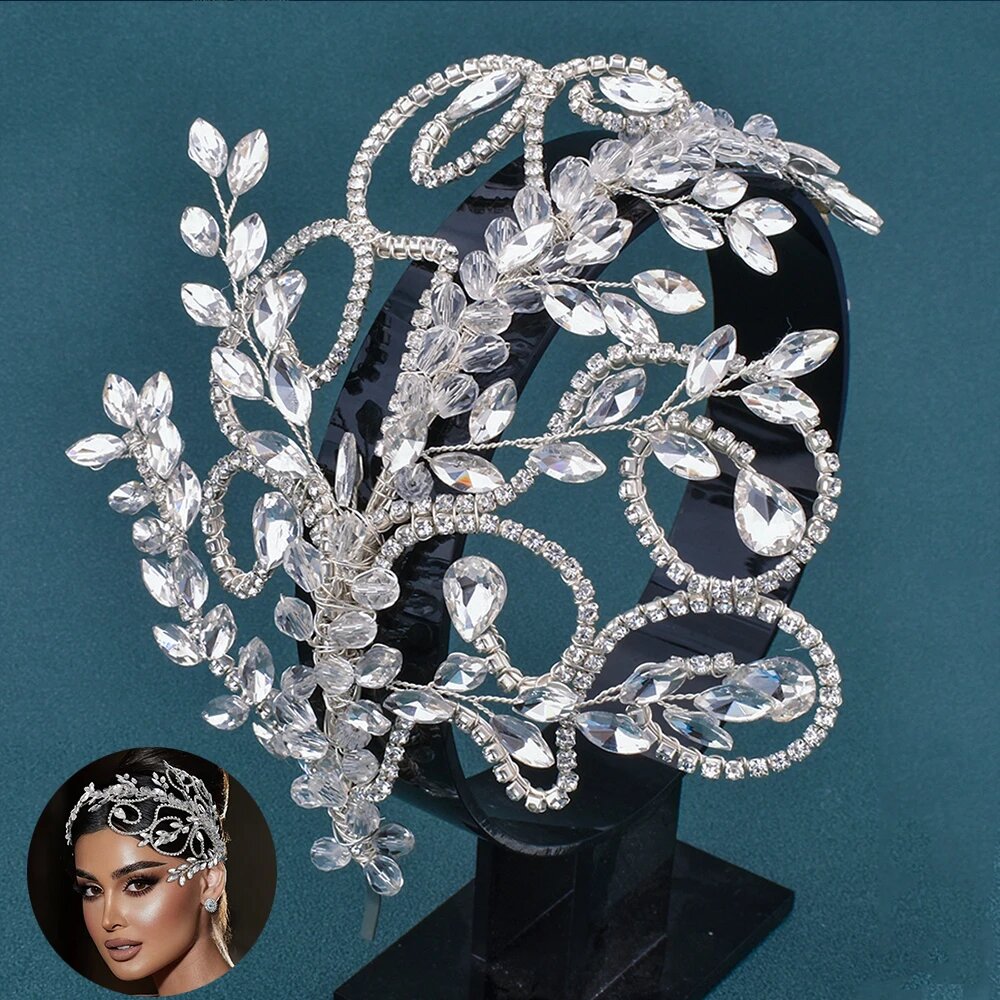 Свадебная повязка Snow Beauty, DZ165-Silver