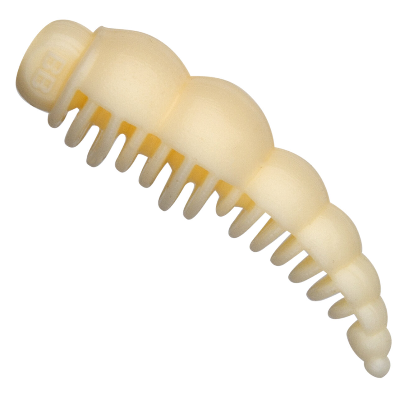 Силиконовые приманки для рыбалки BORODA BAITS LARVA XL, молочный апельсин, сыр / Форелевые приманки