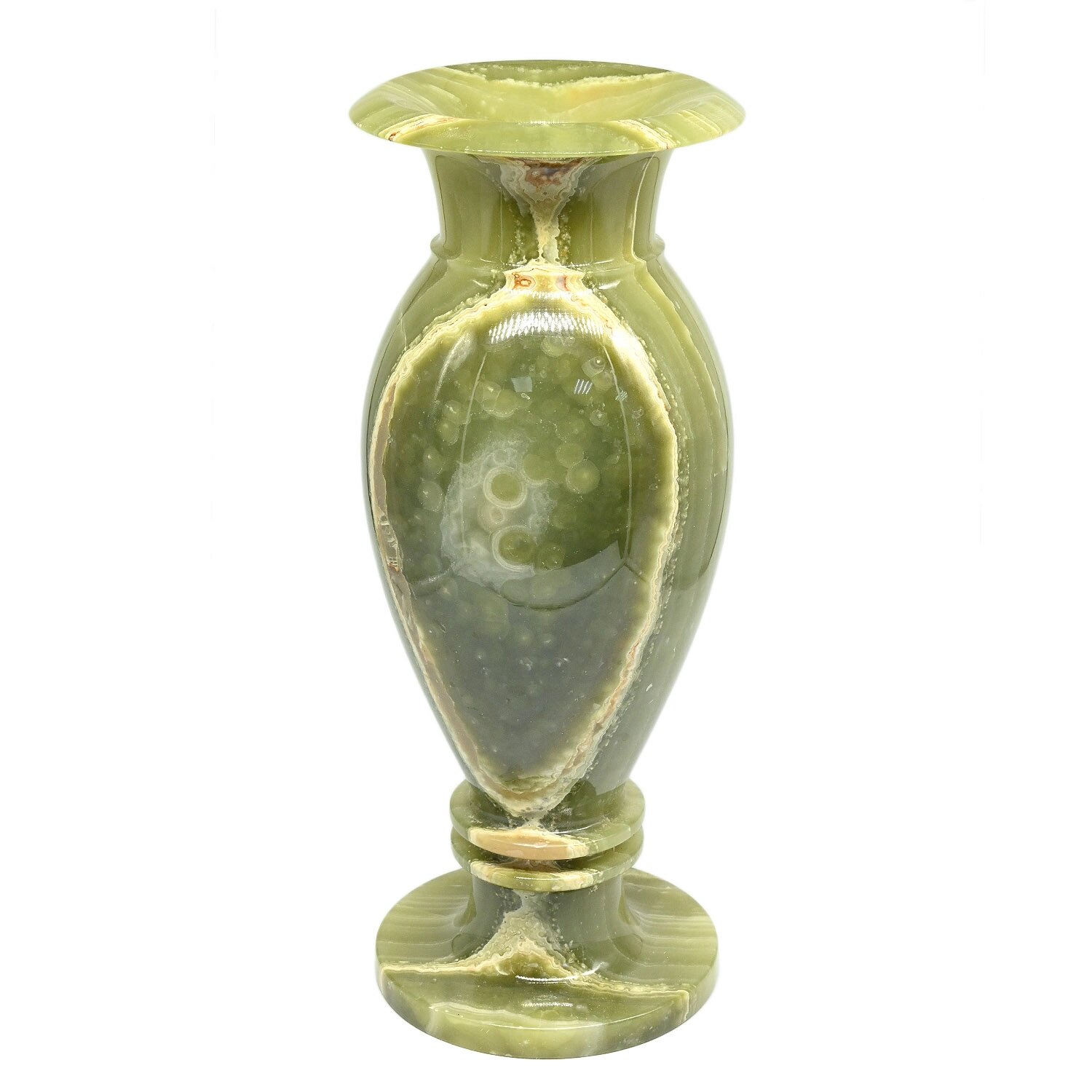 Ваза из камня оникс 150*150*380мм .