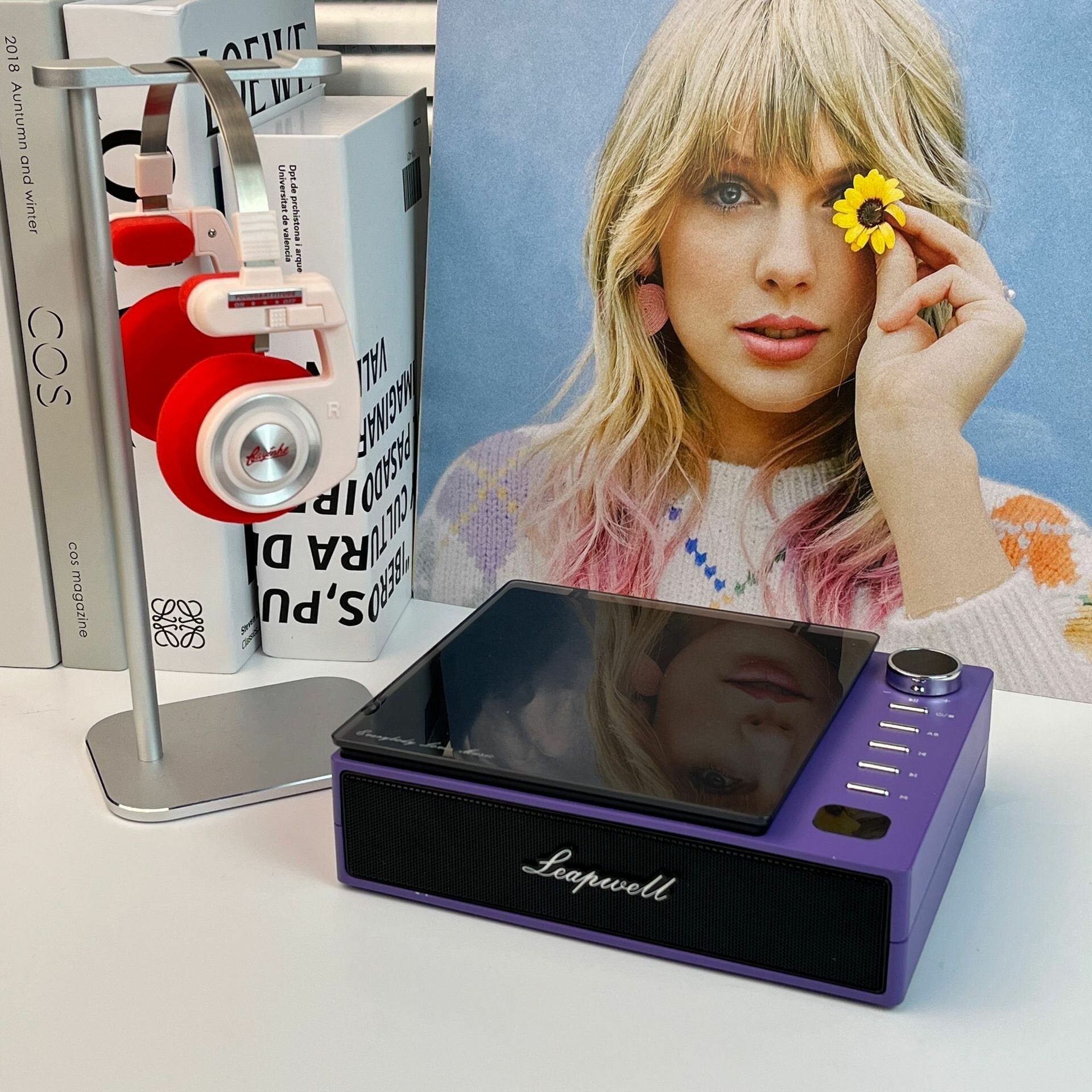 Портативный CD проигрыватель плеер с пультом управления Радио, CD, USB, MP3, Bluetooth, SD карта, AUX