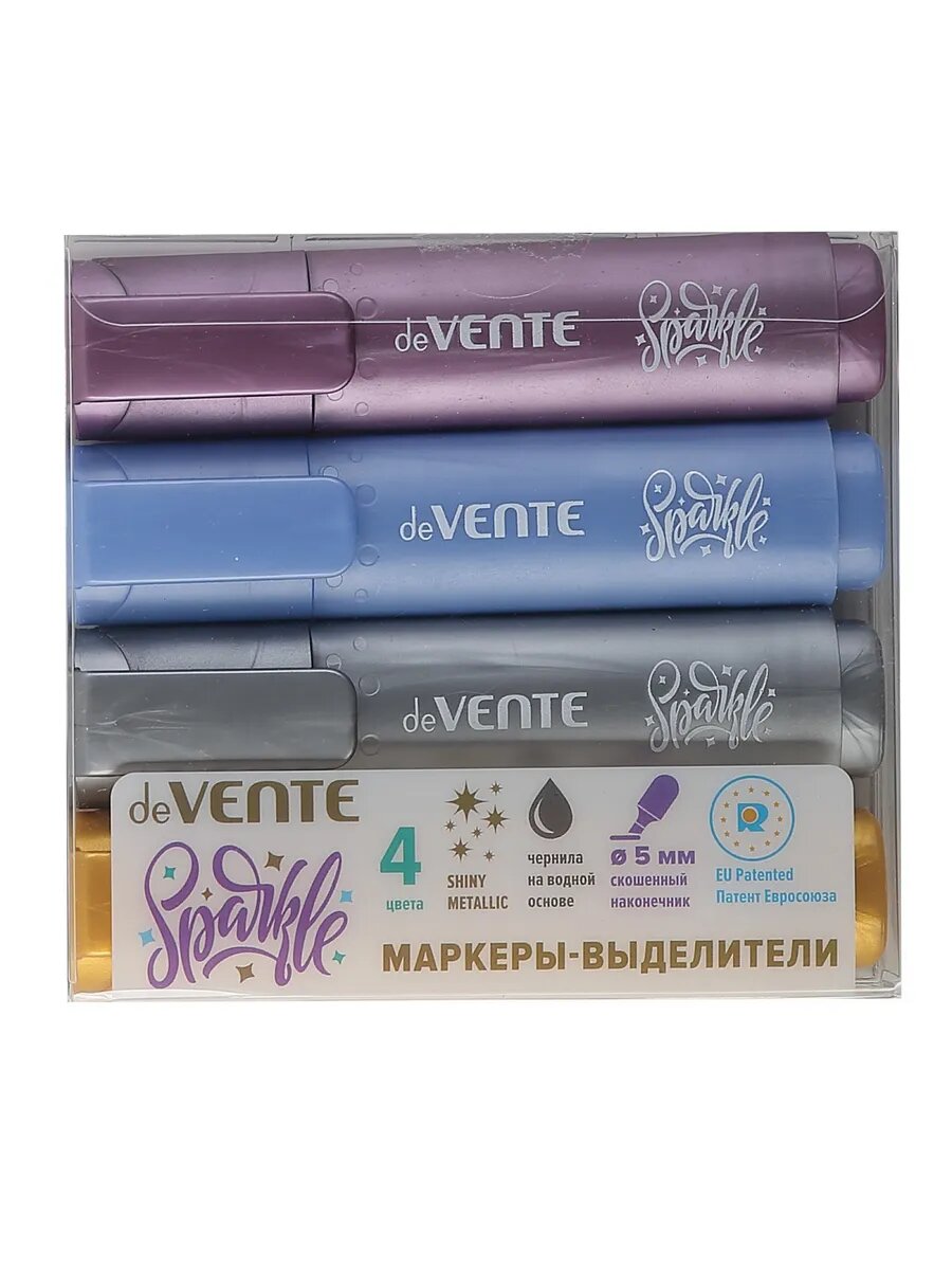 Набор перманентных маркеров 4 шт 1-5 мм