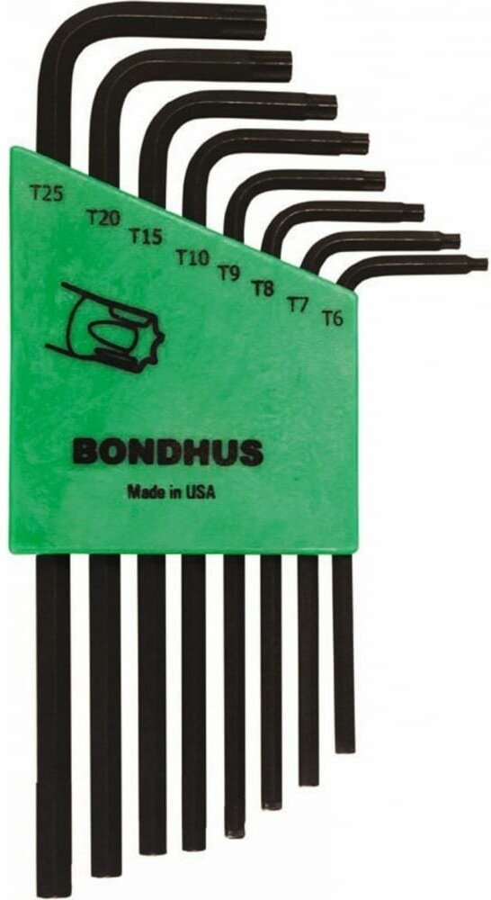 Набор ключей TORX BONDHUS L T6-T25, 8шт 31832