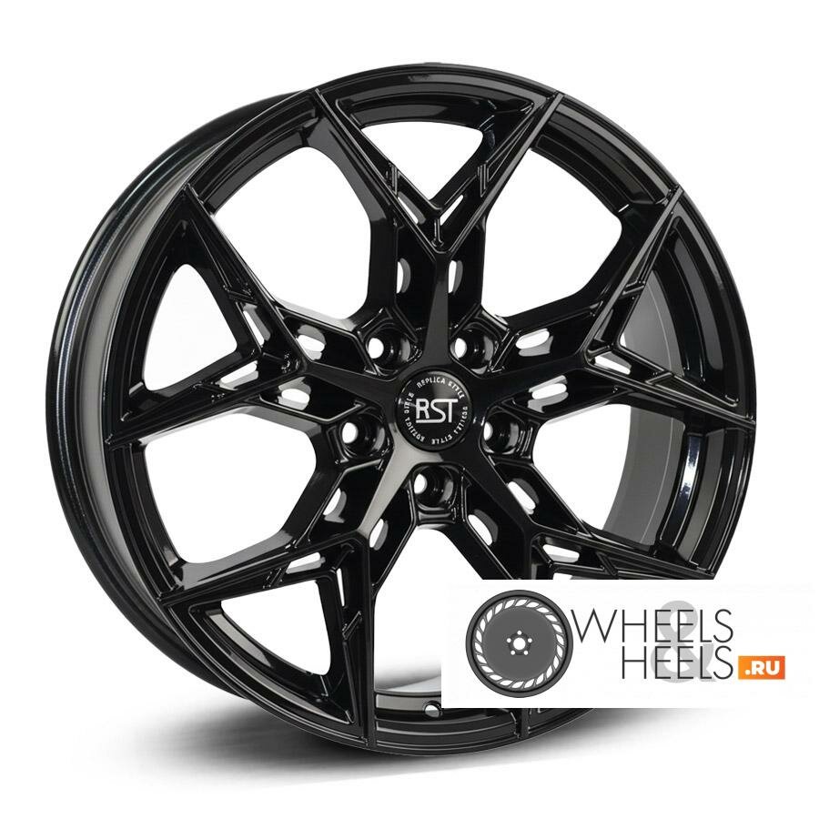 RST R139 19x7.5 5x114.3 et40 dia67.1 Черный глянцевый