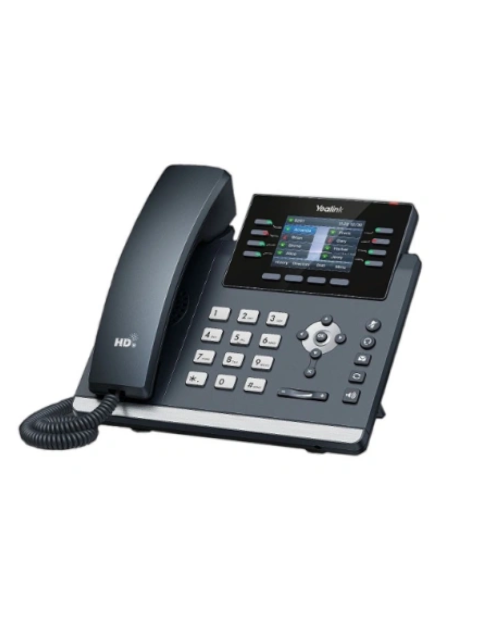 Телефон SIP Yealink SIP-T44W 12 аккаунтов, 2 порта USB, Wi-Fi, цветной экран, BLF, PoE, GigE, без БП