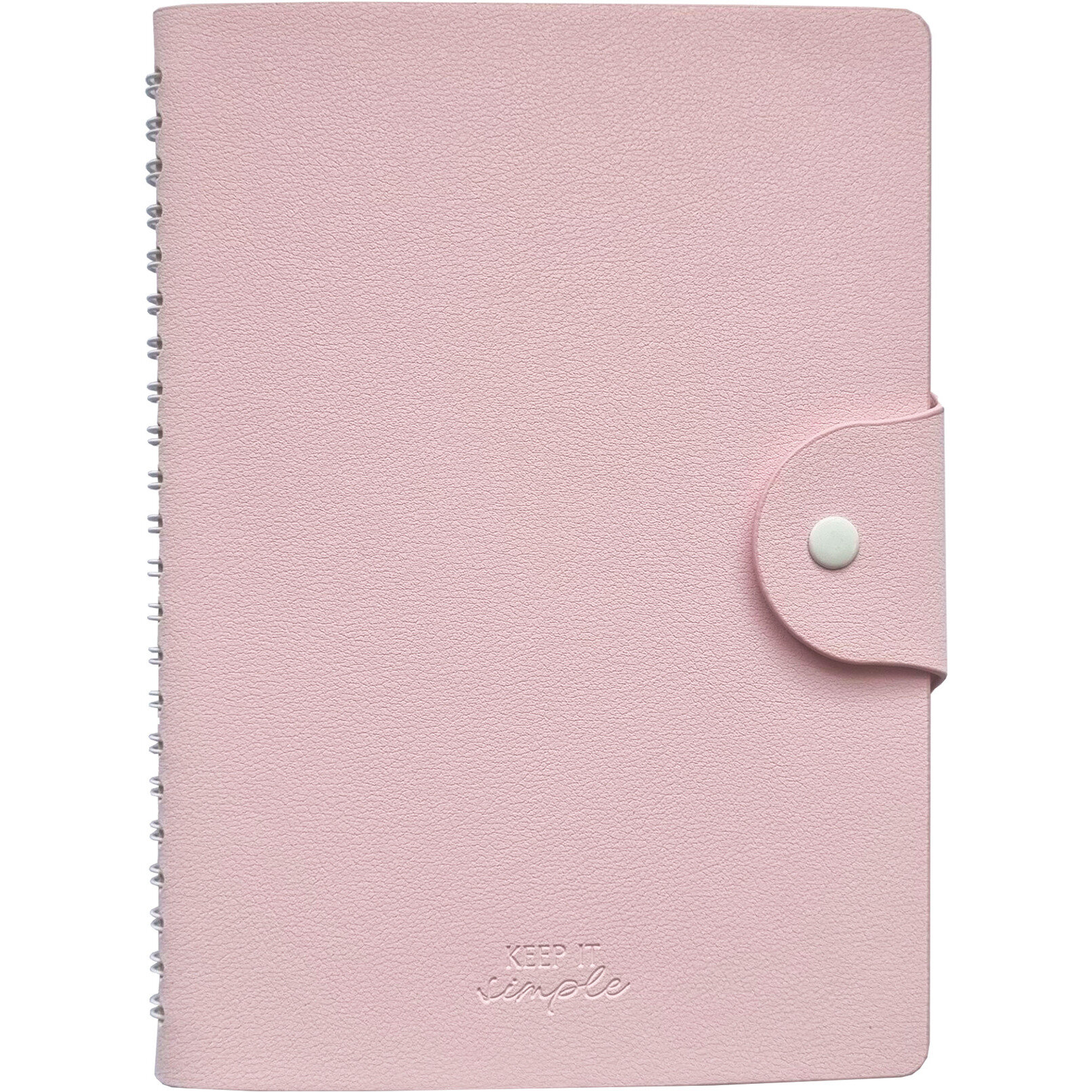 Бизнес-тетрадь, Infolio, 140x200 мм, 192 стр, мягкий переплет, полускрытая спираль, клетка, Candy, розовый