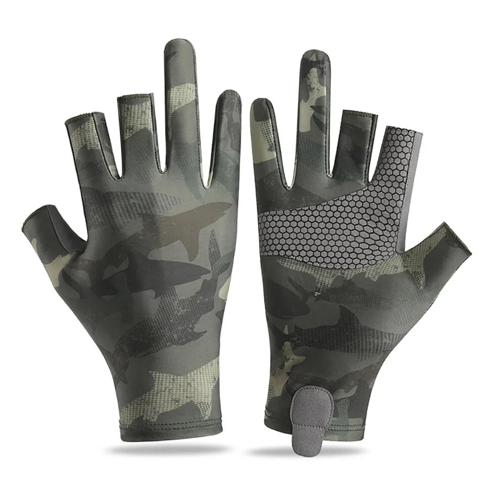 Летние Рыболовные Перчатки GTUBIKE Для Мужчин И Женщин: Из Ледяного Шелка, Нескользящие, Солнцезащитные, Дышащие