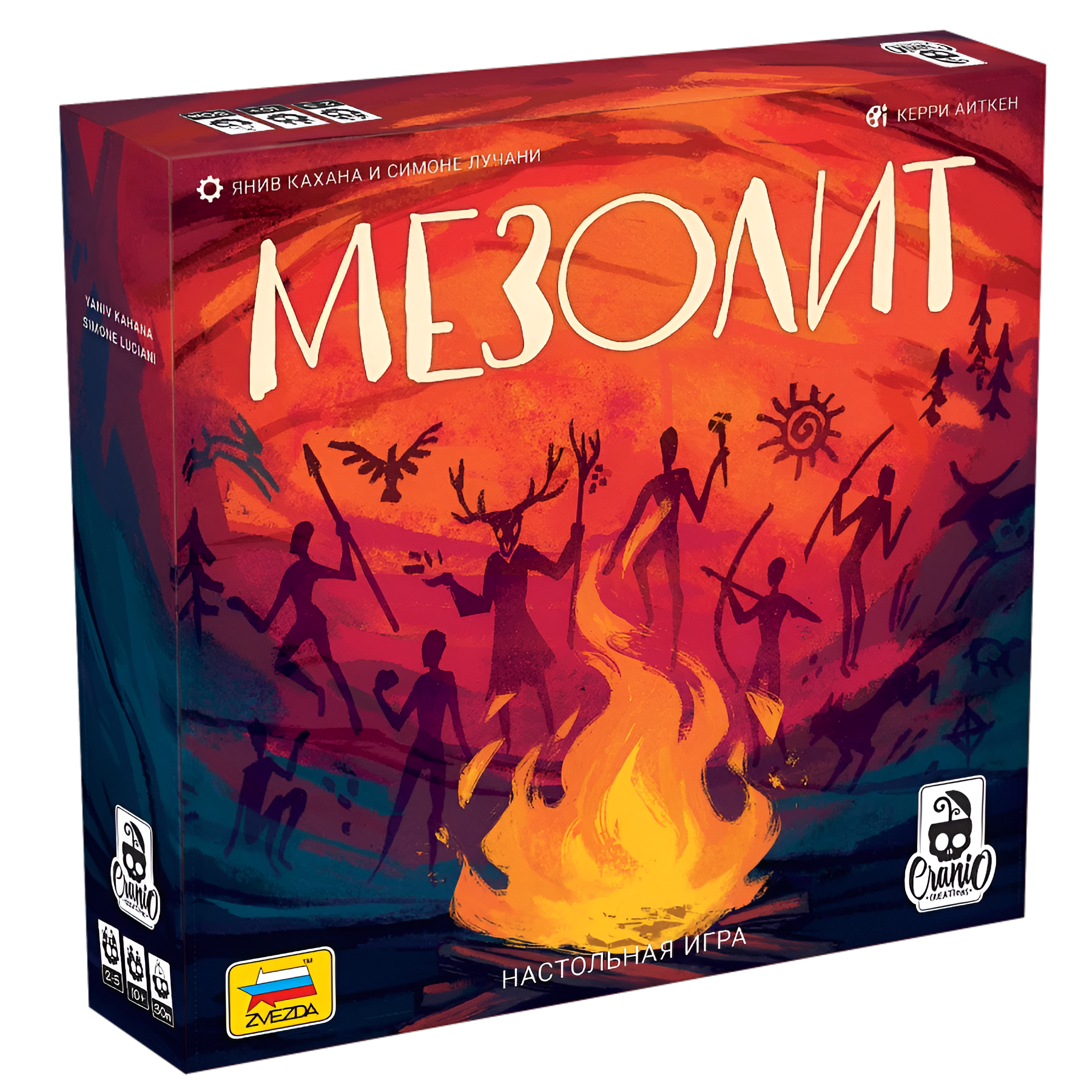 Настольная игра ZVEZDA Мезолит семейная, стратегическая, от 10 лет