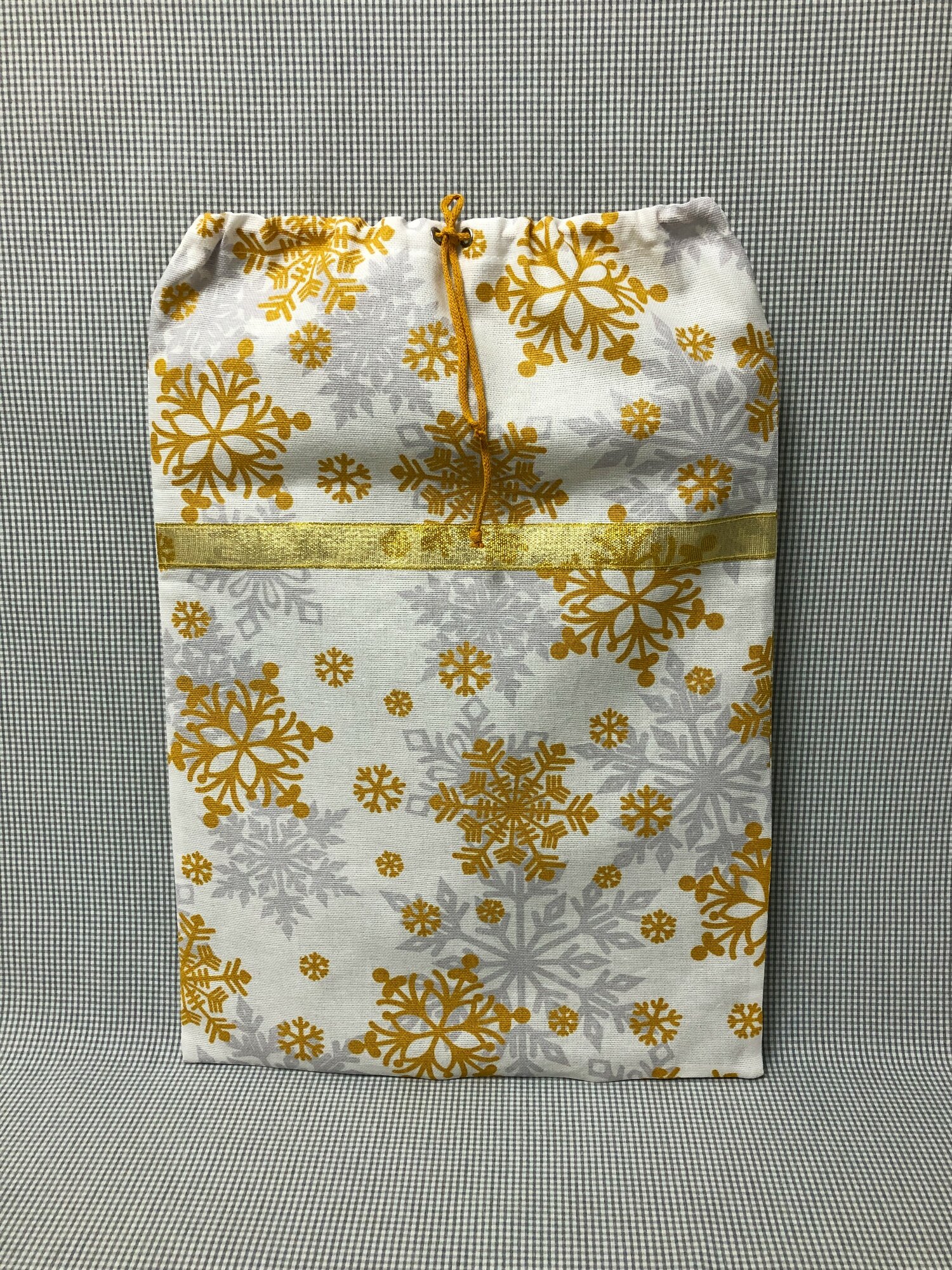 Мешок большой 35х50 см, цвет 6-3б, из рогожки, хлопковый, для упаковки и хранения