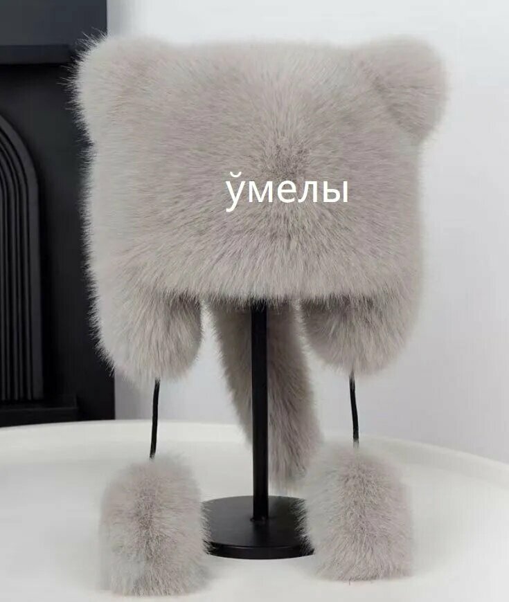 Шапка с ушками — фото 1