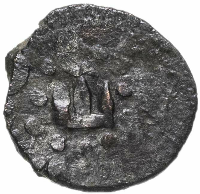 Мехмед II Гирей хан, Акче чекан Крыма 985 г х , Серебро, в сохранности VF-XF