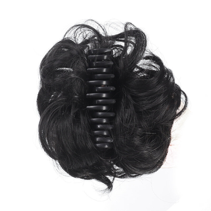 Европейский и американский стиль ободка для волос для женщин, модный ленивый ободок, стиль зажима, прическа в виде пучка для женщин, натуральный пушистый длинный парик