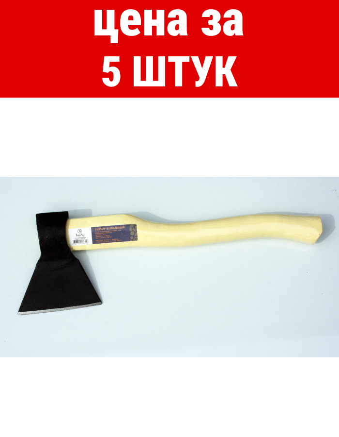 Комплект 5 шт, топор Б-3 ХОЗ В СБ 1200ГР КОВ Т-АР