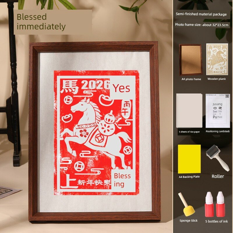 Набор для творчества «Рубка дерева» (DIY), набор инструментов для ручной резьбы по дереву и трафаретной печати, шаблон