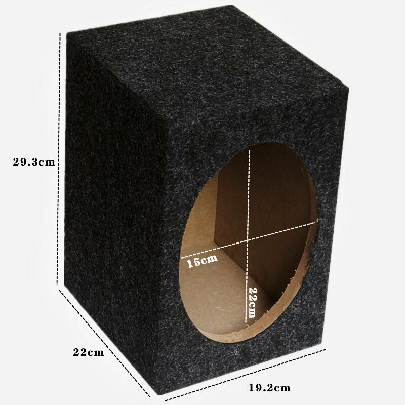 4-дюймовый 5-дюймовый 6inch 6.5inch 6x9inch динамик квадратная деревянная коробка, пустая коробка для дома, низкий динамик, шкаф для пробного динамика в автомобиле
