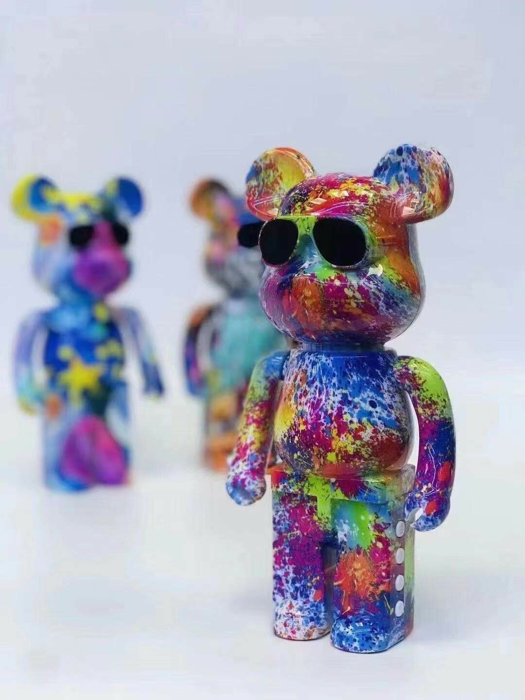 Популярная Bluetooth-колонка B5+, креативная модная фигурка медведя, плюшевая игрушка-медведь, праздничный подарок, компактная колонка.