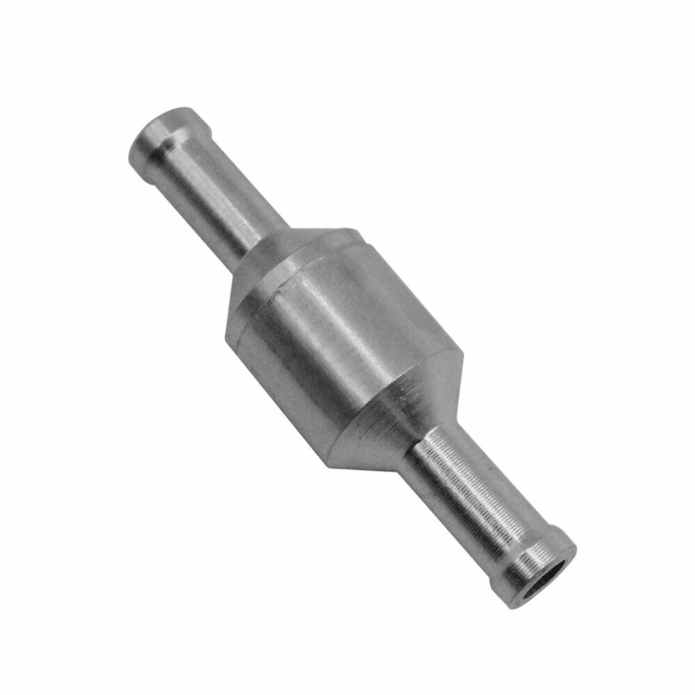 Обратный клапан 6 мм, односторонний, для подачи топлива, воды, газа, воздуха и вакуума, алюминиевый.