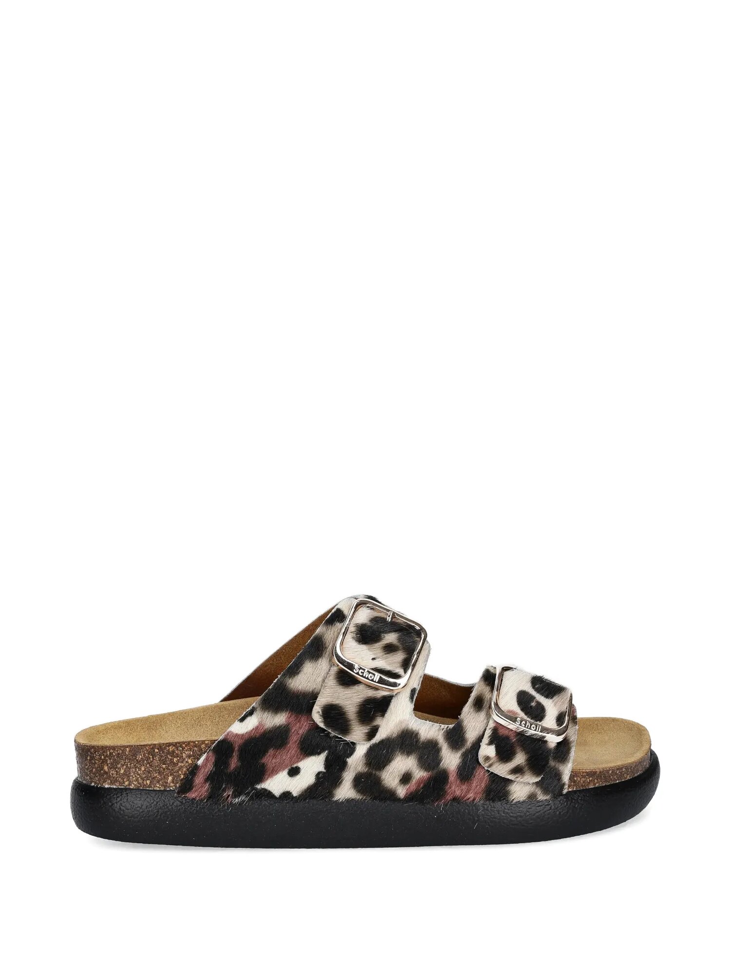 Мюли Animal-print buckle mules