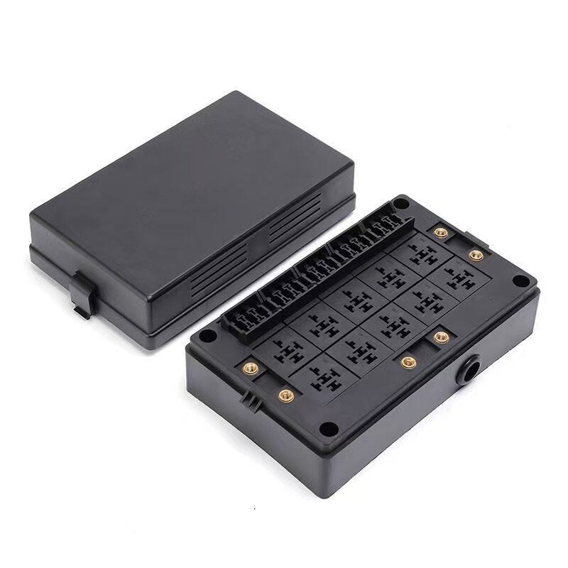 Блок предохранителей и реле 12 В для легковых и грузовых автомобилей - держатель на 10 слотов