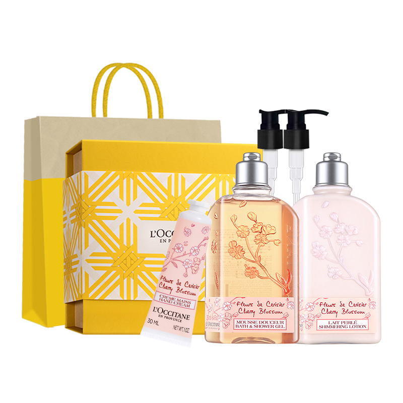 Набор для ухода за телом унисекс LOCCITANE Fleurs de Cerisier 3 в 1