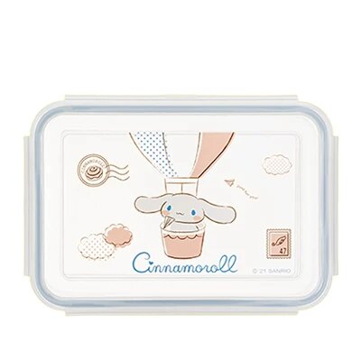 Квадратный ланч-бокс MINISO Sanrio Cinnamoroll Pudding Dog, милый бенто-бокс, подходит для разогрева в микроволновке