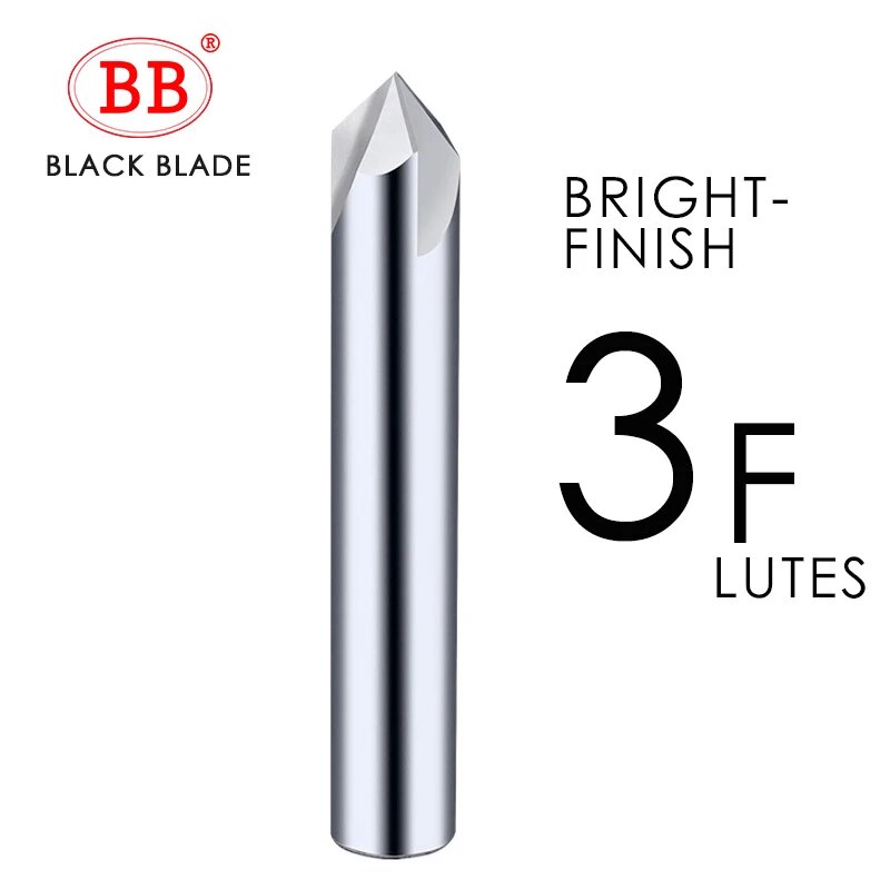 BB V-образная фреза с зенковкой, твердосплавная фаска, край для снятия BF2045, 5mm, 90 Degree